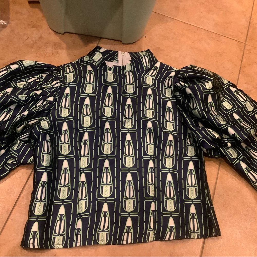 N By Nancy. African Print Top - Gem